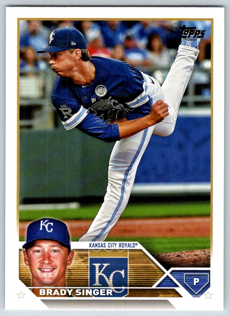 2023 TOPPS SERIES 1 BRADY SINGER KANSAS CITY ROYALS #328 | eBay