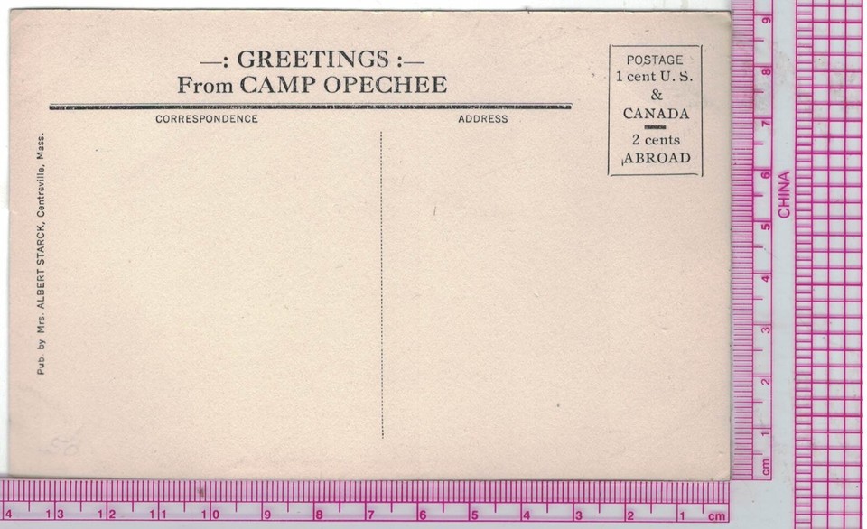 Postcard, Massachusetts, Cape Cod, Centreville, Camp Opechee | eBay