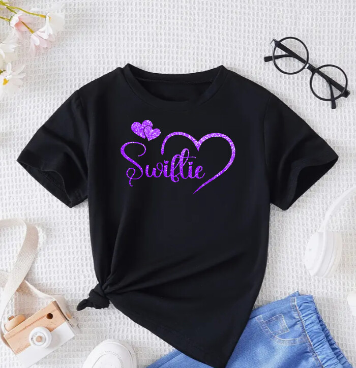 Taylor Swift Iron On Decal, Swiftie Merch T Shirt Decal Glitter / Plain ...