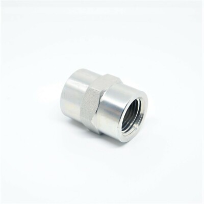 Steel 1/2" Female Npt Fpt Fip Thread Pipe Fitting Straight Coupling ...