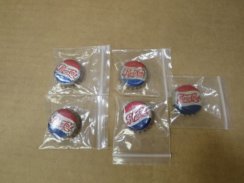5 vintage Cone Top Pepsi Can caps Tops. Cork | eBay