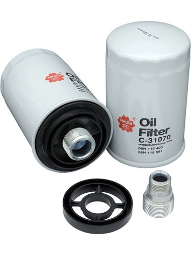 Sakura Spin-On Oil Filter fits Volkswagen Amarok 2.0 S1B,S6B,S7B TSI (C ...