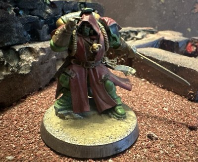 Warhammer 40k Salamanders Primaris Librarian in Phobos Armour, Painted ...