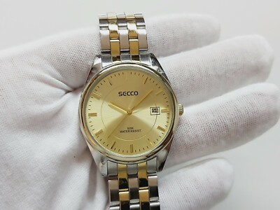 SECCO Men's Quartz Battery Japan Watch Uhr-Reloj-Montre-Orologio | eBay