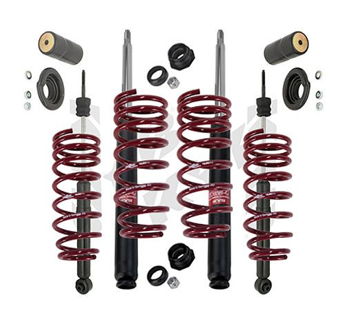 KYB 4 SHOCKS & GERMAN VOGTLAND LOWERING SPRINGS VW SCIROCCO RABBIT 75 ...