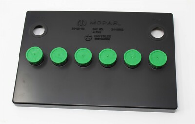 NEW 1966-74 Mopar Group 24 Battery Topper Green Caps | eBay