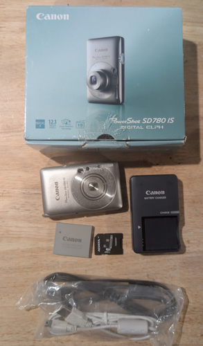 Canon Powershot SD780 IS Digital Camera w/ battery & charger *READ* | eBay