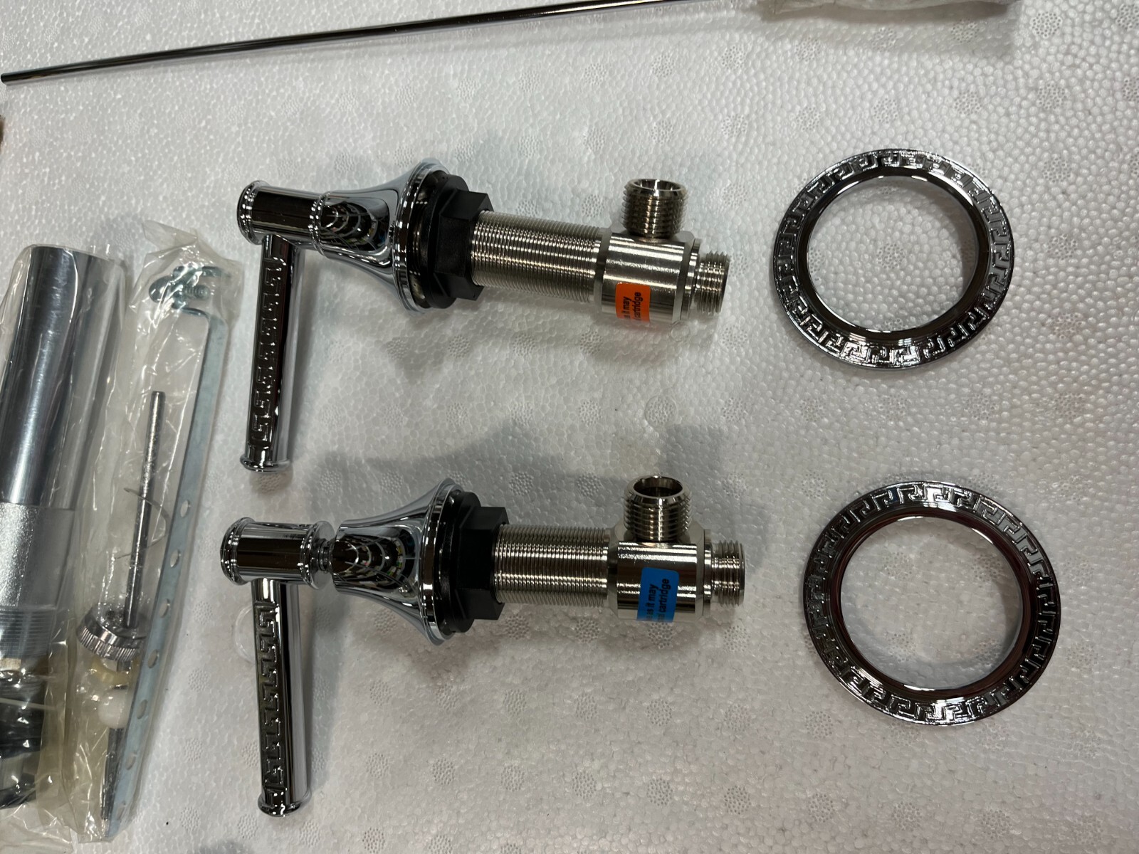 Mico Designs MI2800-D1-CP Lavatory Widespread Faucet Chrome Plated ...