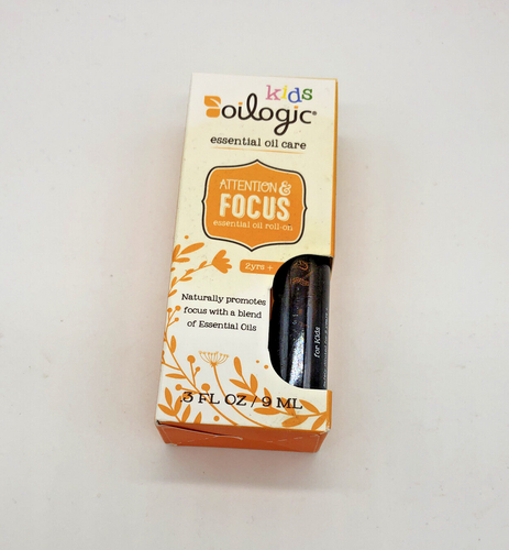 Oilogic Kids Essential Oil Roll-On Attention and Focus 2 Plus Years .3 ...