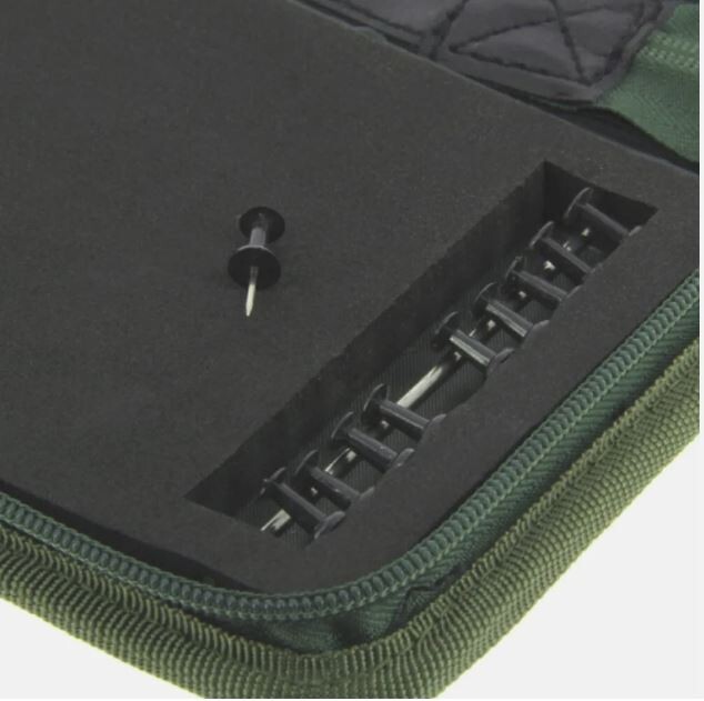NGT Stiff Rig Wallet with 20 Pins Green for Carp Coarse Fishing Hair ...