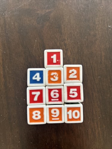 Phase 10 Dice Replacement Parts Pieces 10 Dice Only Fundex | eBay