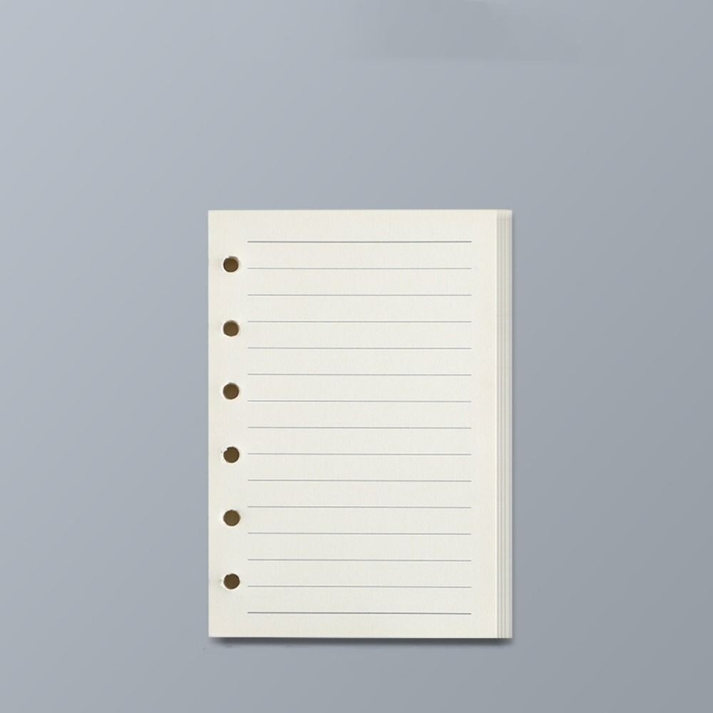 135 Sheets 6 Hole Refills Lined Paper A7 Size Notebook Refills Paper | eBay