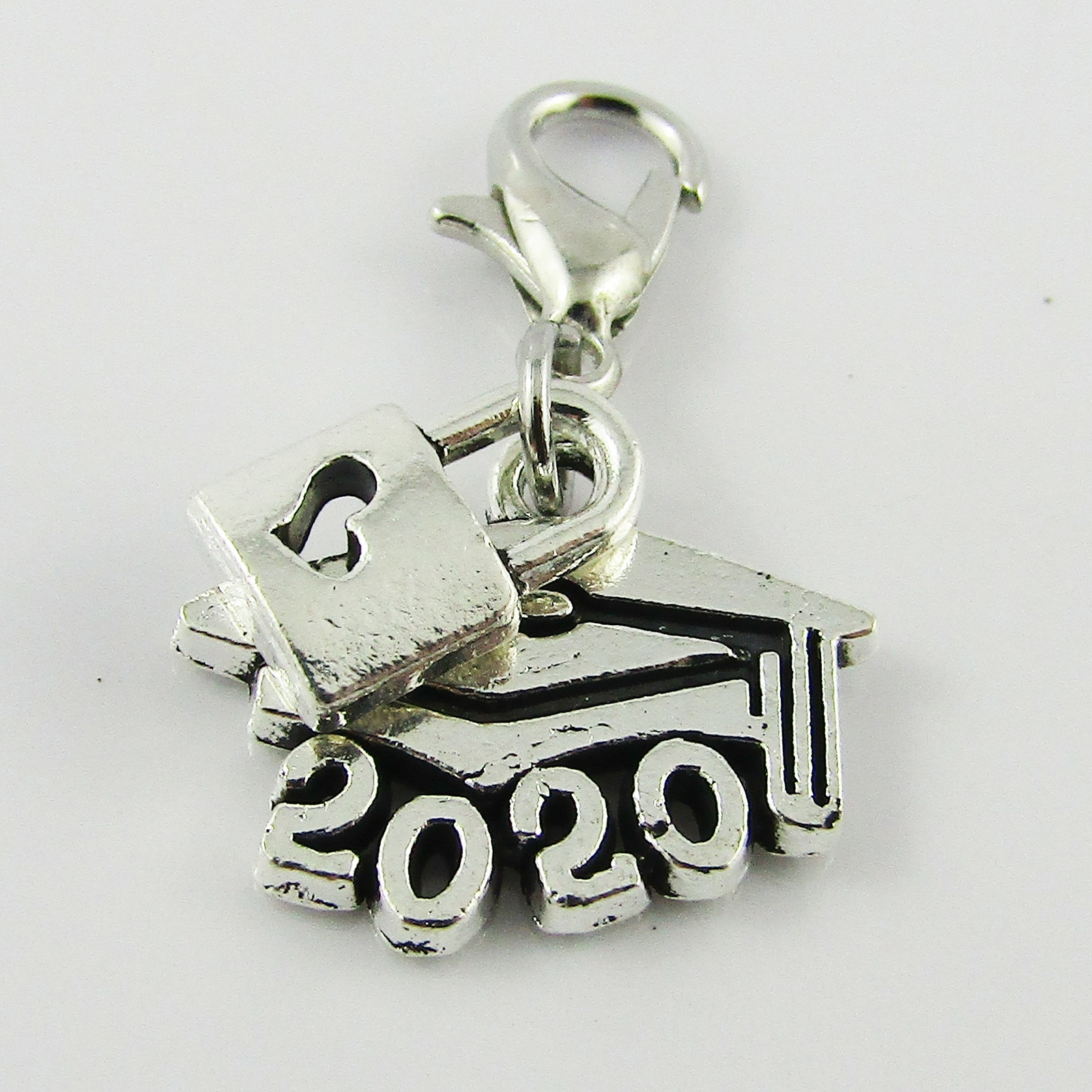 Padlock Lockdown 2020 Graduation Charm Select Clip on or European Charm ...
