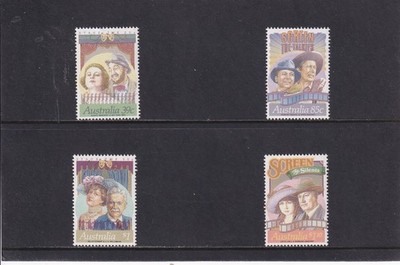 AUSTRALIA 1989 Stage & Screen Personalities SG 1208/1211. Mint Never ...