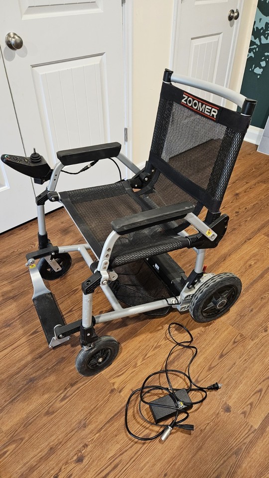 Powered Folding Wheelchair by Zoomer with Joystick - Used | eBay