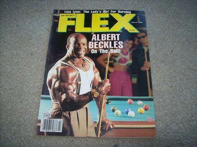 *vtg Joe Weider's FLEX 3/1986 BODYBUILDING ARNOLD Fitness BECKLES Lisa ...