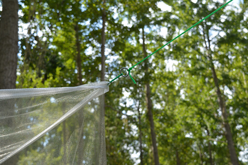 Olive Green XL 18ft Mosquito Fly Net for Camping, Outdoor Bug ...