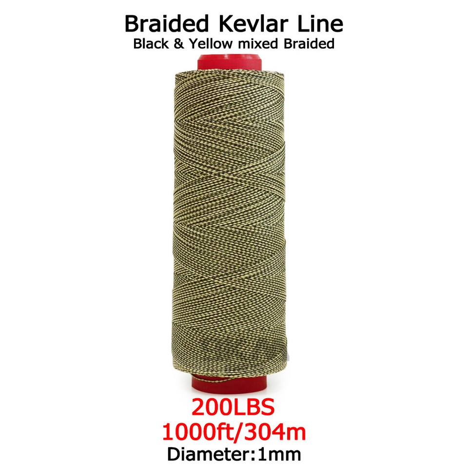 Braided Kevlar Line Fishing Assist Cord Tough Tactical String Made with ...