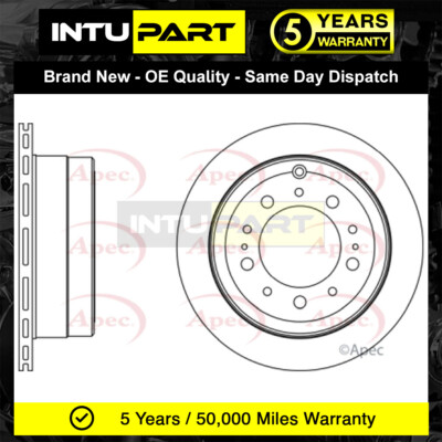Fits Toyota Land Cruiser Amazon 4.2 TD 4.7 IntuPart Rear Brake Disc ...