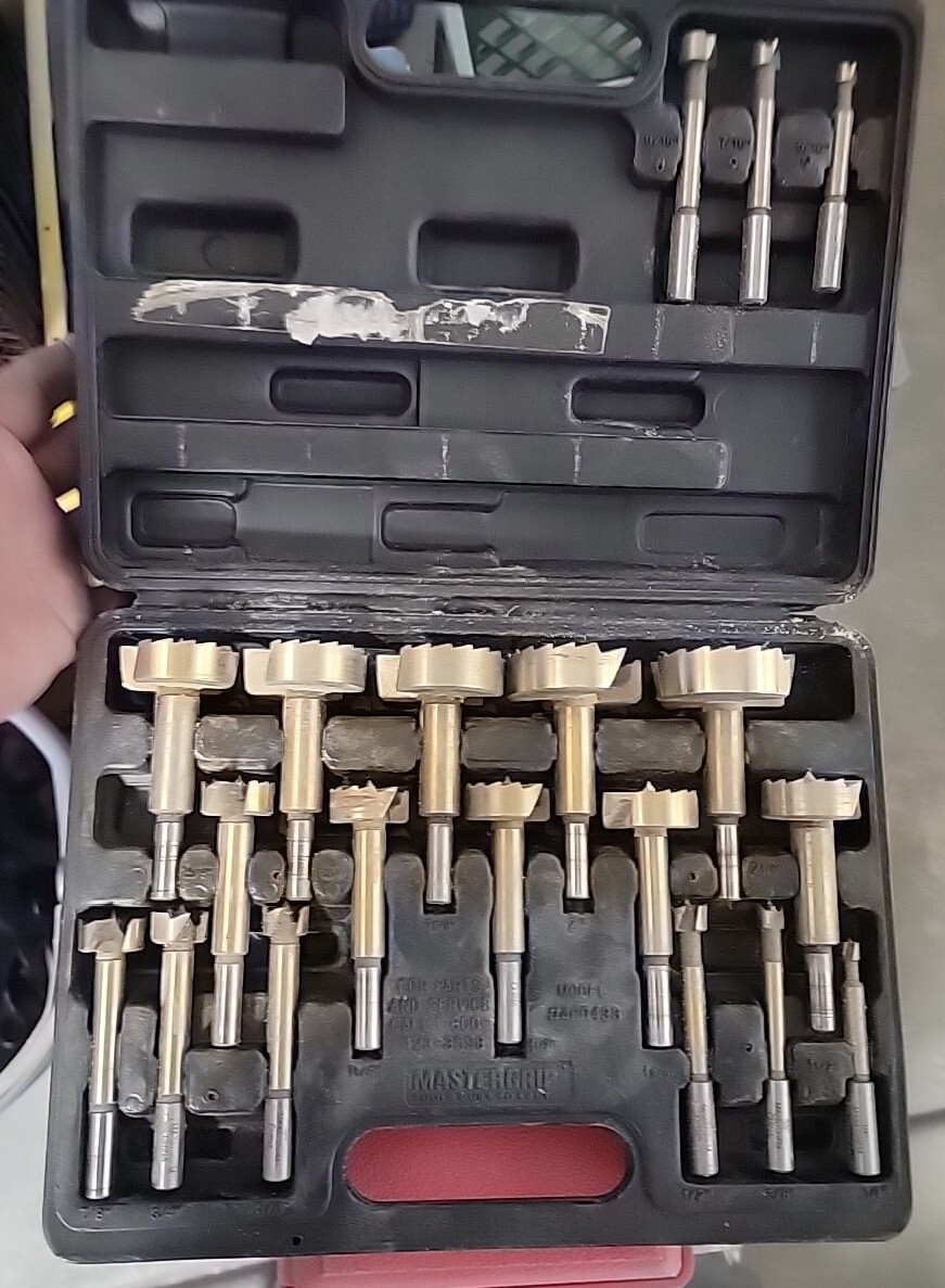 MASTERGRIP TITANIUM PLATED 19 PIECE BIT SET W/CASE | eBay