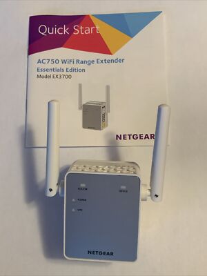 NETGEAR AC750 Wi-Fi Range Extender - EX3700-100NAS 768430818816| eBay