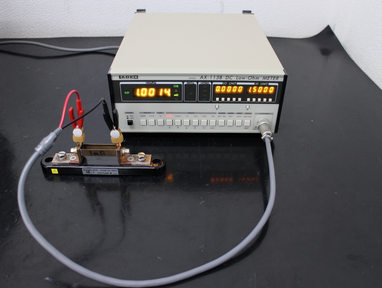 ADEX AX-115B Ultra low resistance Digital Low-Ohm Meter | eBay