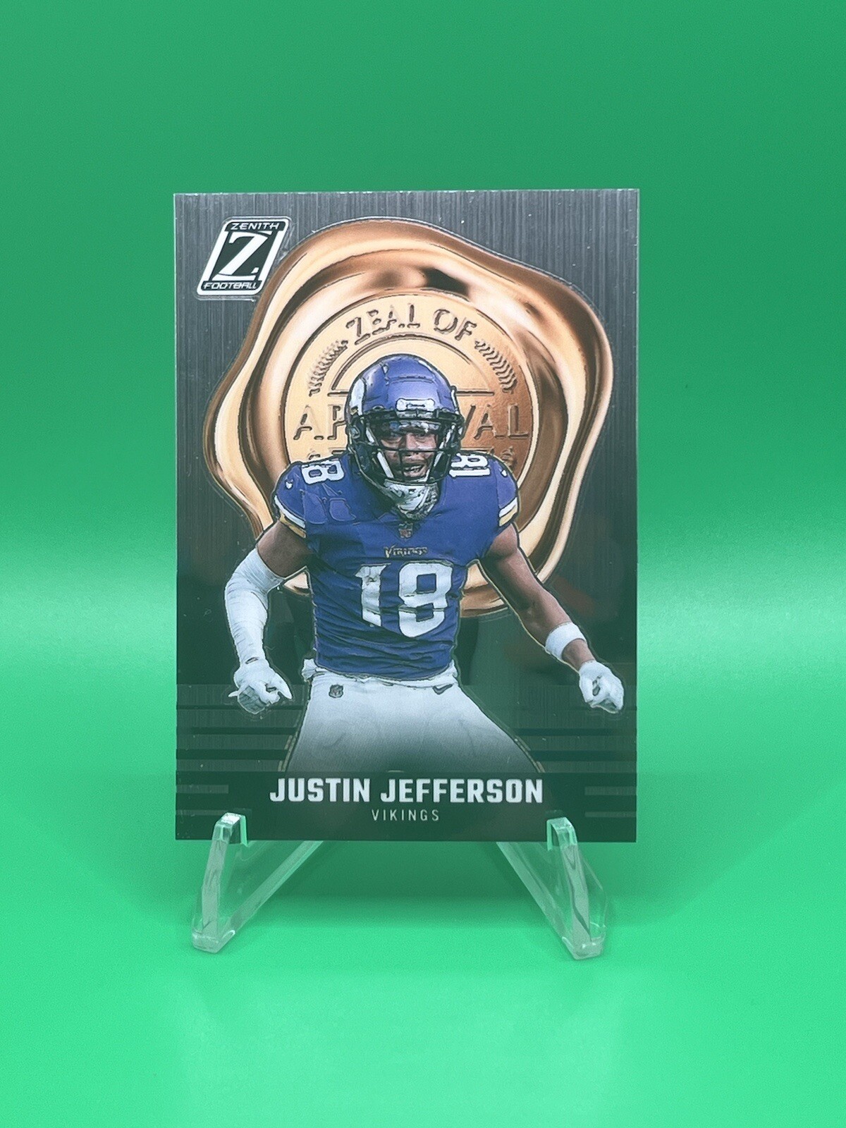 2023 Zenith - Justin Jefferson - Minnesota Vikings - Zeal of Approval ...