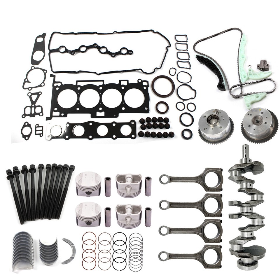 G4KD 2.0L Engine Overhaul Rebuild Crankshaft / Rods / Timing Kit For ...