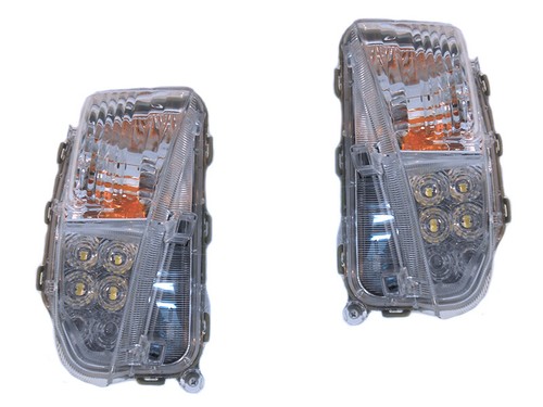 For Prius 12 - 15 Turn Signal Light Lamp With Bulb Pair 81511 81521 ...
