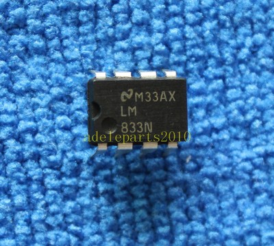 50pcs LM833N LM833 OPERATIONAL AMPLIFIER DIP-8 | eBay UK