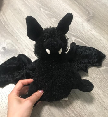 Webkinz Bat NO CODE Plush Stuffed Animal Ganz Black Halloween 8.5" | eBay