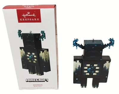 Hallmark 2023 Minecraft Warden Keepsake Heart Lights Up Batteries ...