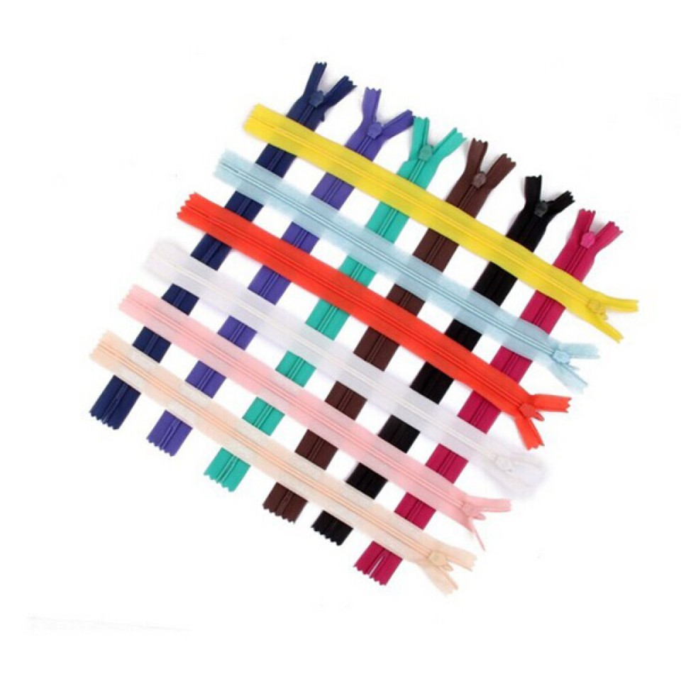 50pcs 7-inch Invisible Zipper Creative Zipper Clothes | eBay UK