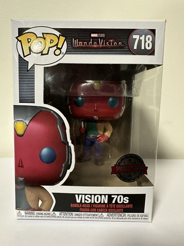 Wandavision #718 Vision 70s Marvel Funko Pop Vinyl | eBay Australia