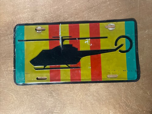 Vietnam Helicopter License Plate Booster Aluminum | eBay