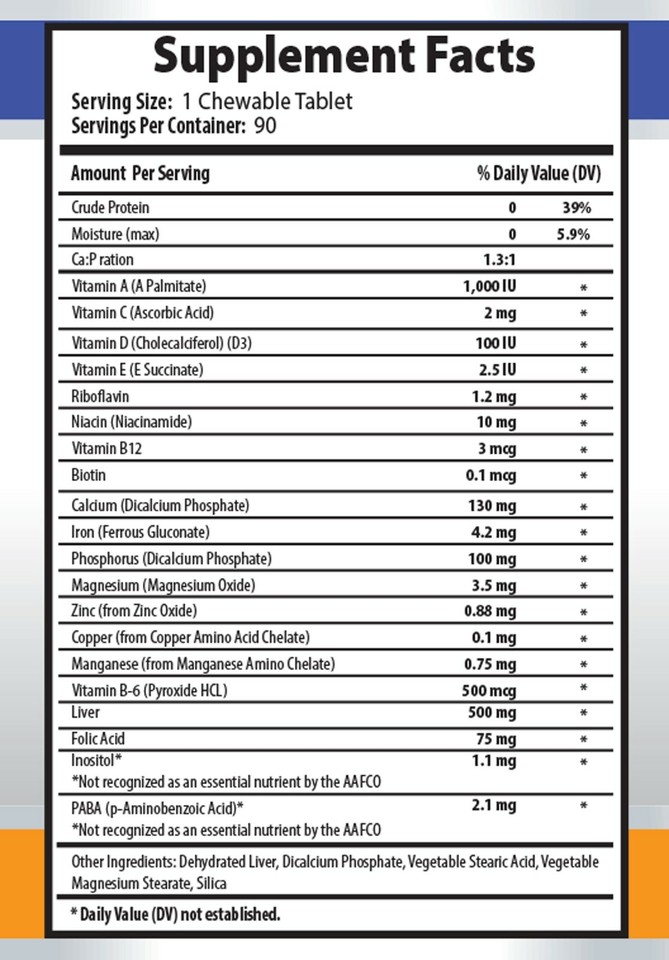 cat minerals - ULTRA VITAMINS FOR DOGS AND CATS 2B- vitamin b6 for cats ...