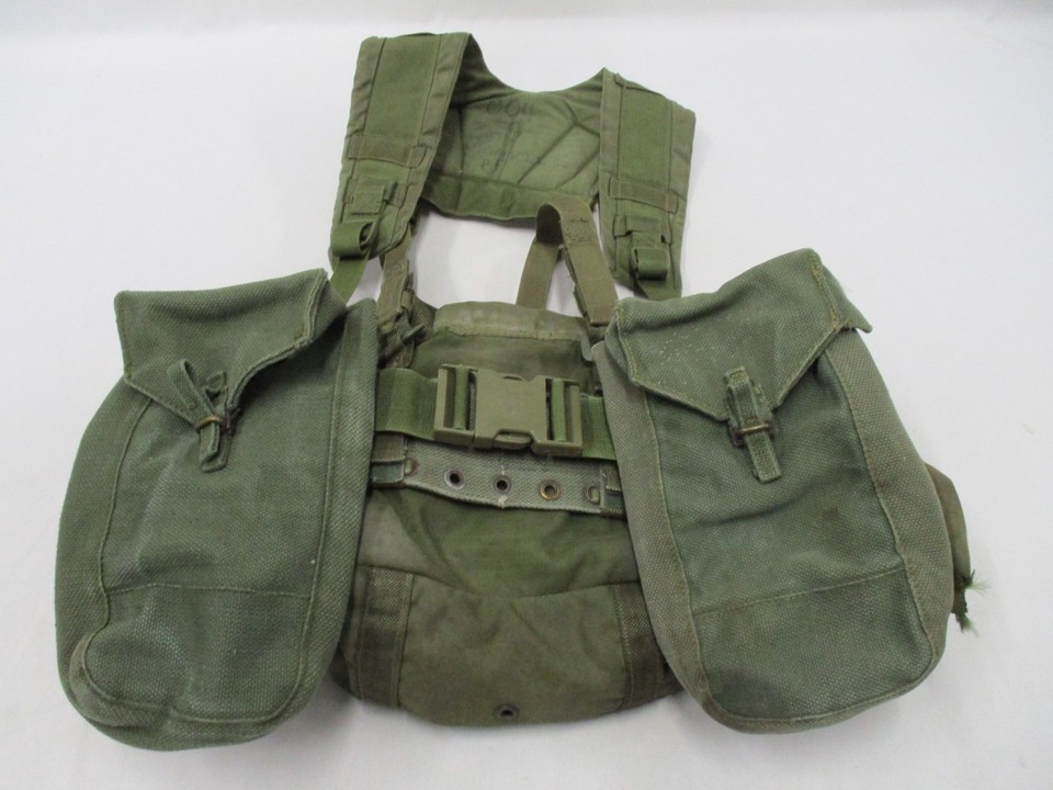 CANADIAN MILITARY SURPLUS LOADOUT KIT CHEST RIG AMMO CANTEEN BUTTPACK ...