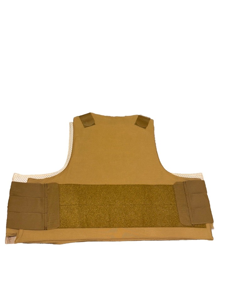 Soft Armor Vest With Ballistic Inserts Armor rating IIIA, 9MM And ...