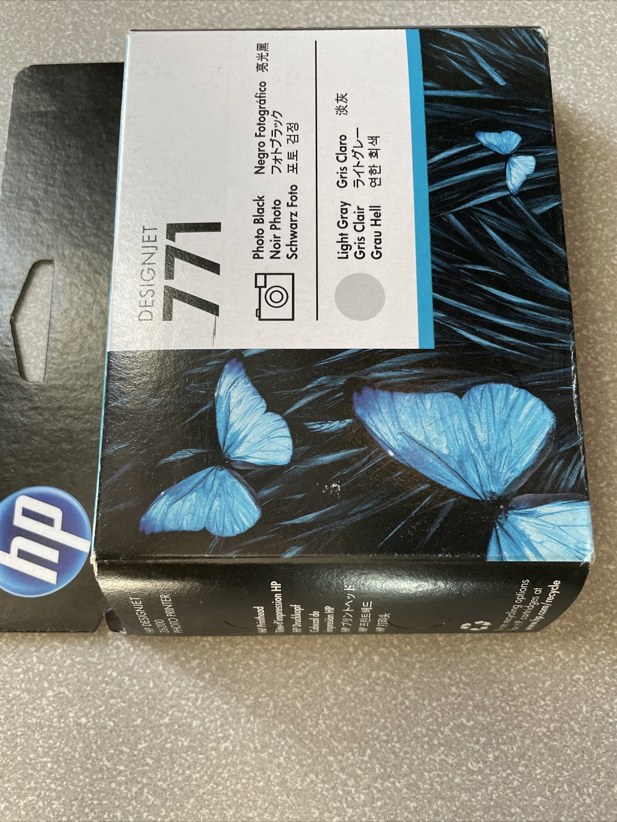 HP 771 Printhead - DesignJet 771 - CE020A - Photo Black/Light Gray ...