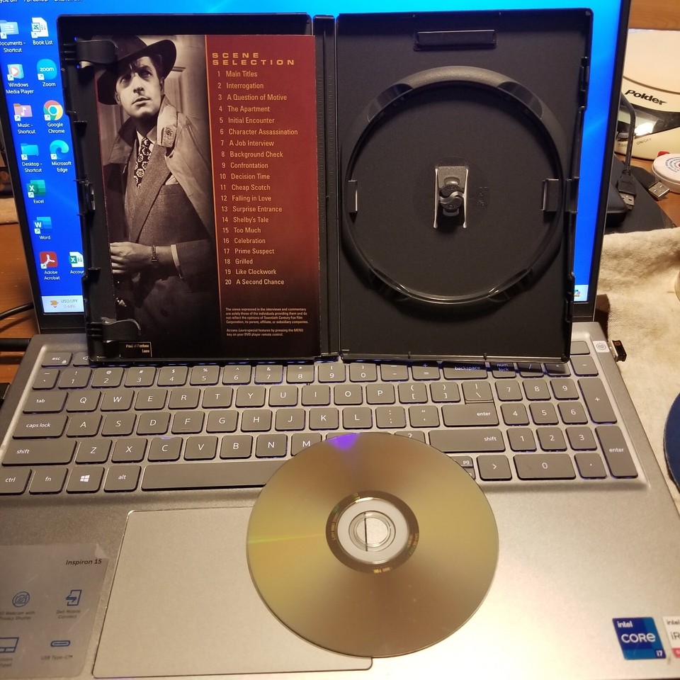 Laura (DVD, 2004) Gene Tierney Dana Andrews Clifton Webb Vincent Price ...