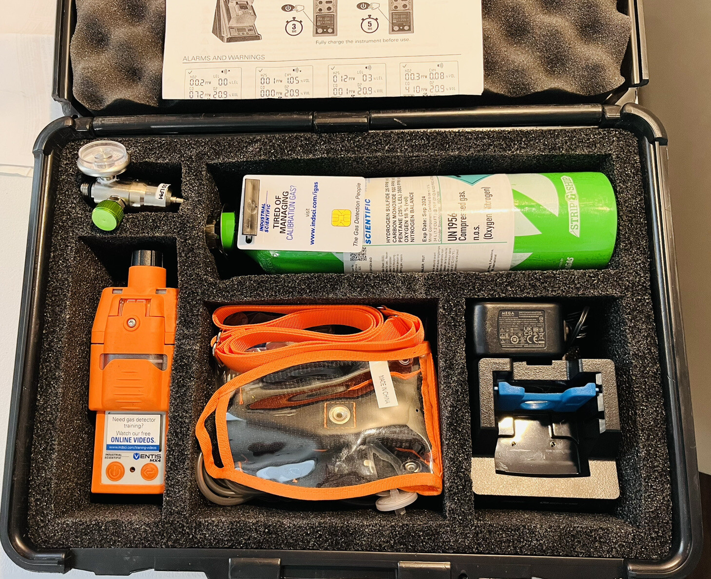 ISC Industrial Scientific Ventis MX4 Multi-Gas VK-K1232111111 Senko SP ...