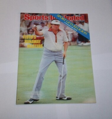 1976 NO LABEL Sports Illustrated RAYMOND FLOYD wins THE MASTERS ! | eBay