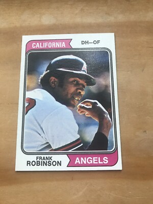 1974 TOPPS #55 FRANK ROBINSON HOF CAL ANGELS— PACK FRESH💥*** (wph) | eBay