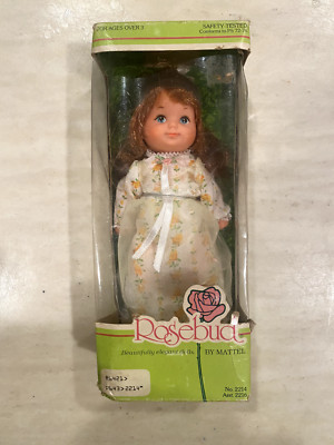 Rosebud Beautifully Elegant Doll by Mattel New In Worn Box | eBay