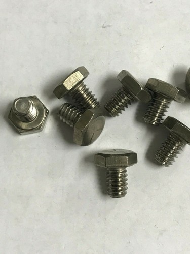 Lot of 10 MS35307-301 Hex Head Cap Screw Bolt 1/4-20 3/8"L Stainless ...