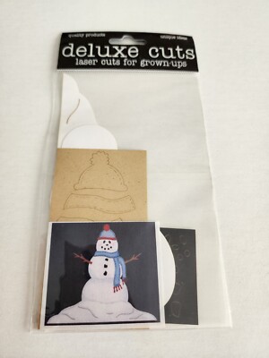 Snowman Die Cut Laser Cut New - Deluxe Cuts Scrapbooking - Retired #23 ...
