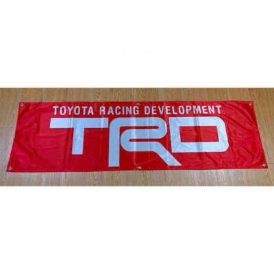Trd Racing Banner 1.5x5ft Sticker Decal Development Vinyl Tacoma Tundra ...
