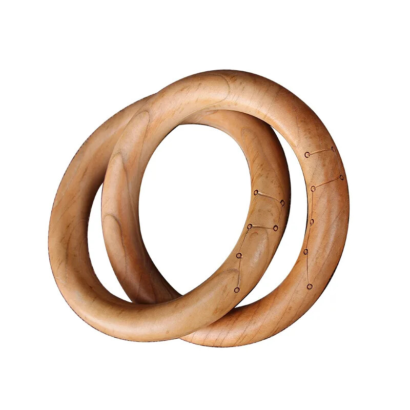 1PC Qiankun Circle Peach Wood Date Wood Handle Taoist Yin Yang Ring | eBay