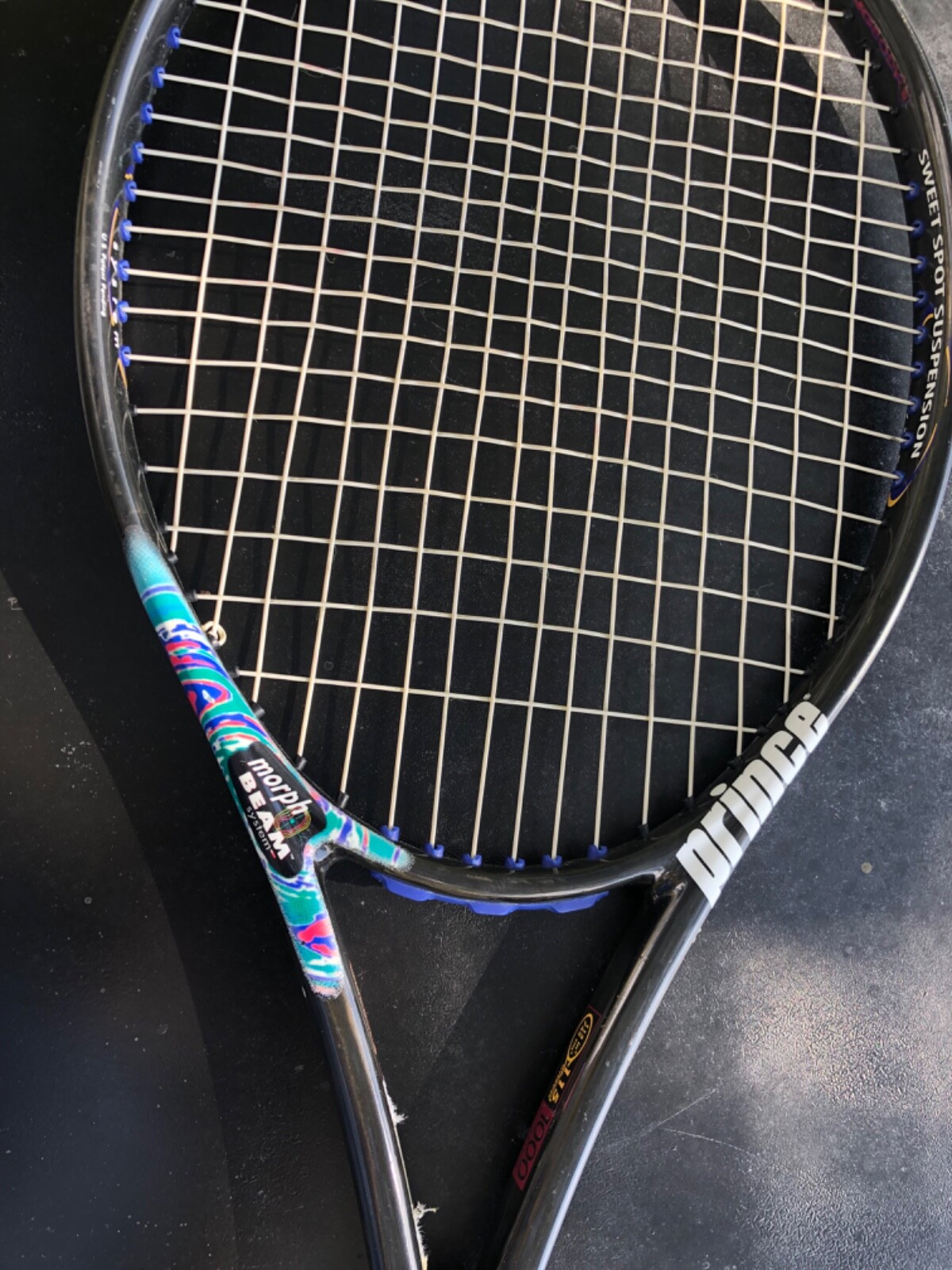 Prince Thunderstick Longbody Oversize 115 Tennis Racquet - 1000 Power ...