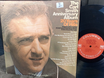 COUNTRY LP, CARL SMITH, THE CARL SMITH ANNIVERSARY ALBUM, VG++, SPIN ...